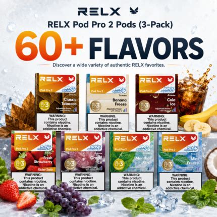 Relx Vape Pods Devices And Disposables