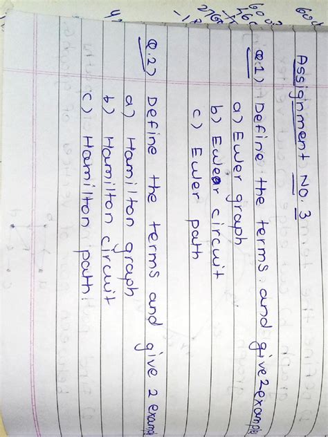 Assignment No 3 Graph Theory Pdf