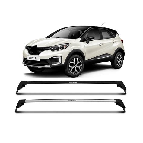 Rack Teto Renault Captur Projecar Preto Prata Shopee Brasil
