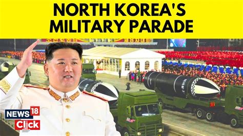 North Korean Leader Kim Jong Un Heads Military Parade Shows New
