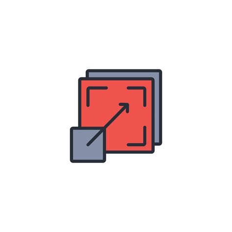 Scalability Icon Editable Strokelinear Style Sign For Use Web Design