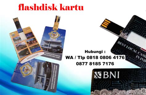 Jual Flashdisk Kartu Bisa Cetak Custom Zeropromosi Souvenir Barang Promosi Grosir