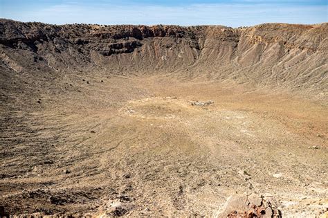 Meteor Crater In Winslow Arizona Route 66 Road Map