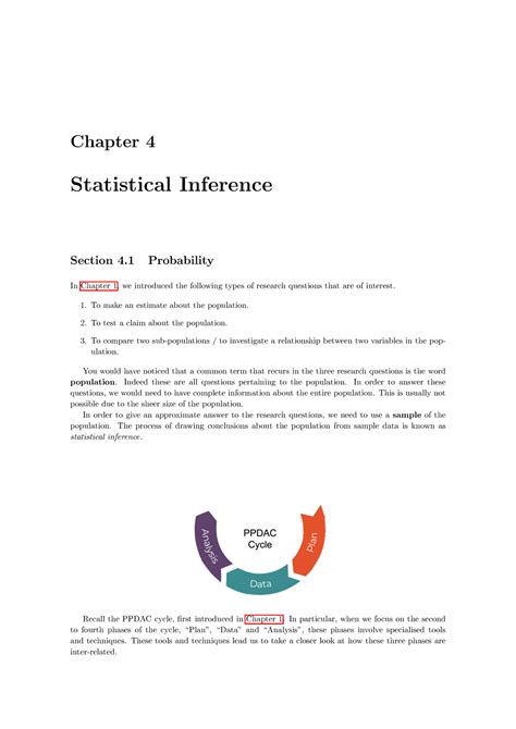 Chapter 4 Chapter 4 Statistical Inference Section 4 Probability In Chapter 1 We Introduced