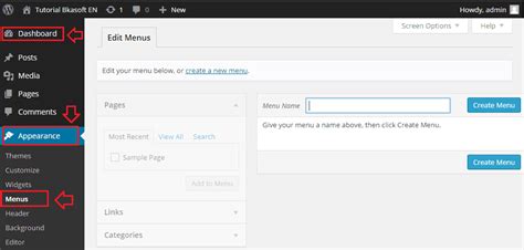 Làm việc với Menu trong WordPress