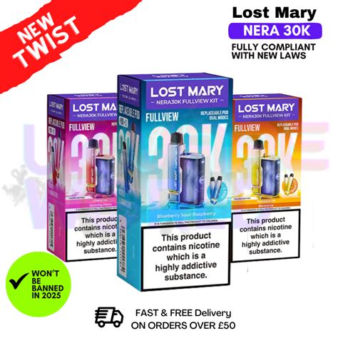 Lost Mary Nera Refil Bundle 2ml10ml £550
