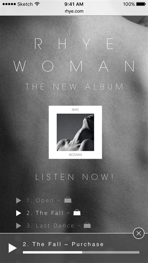 Rhye Album Cover