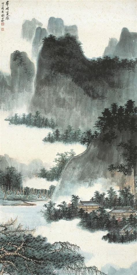 谢稚柳画作欣赏