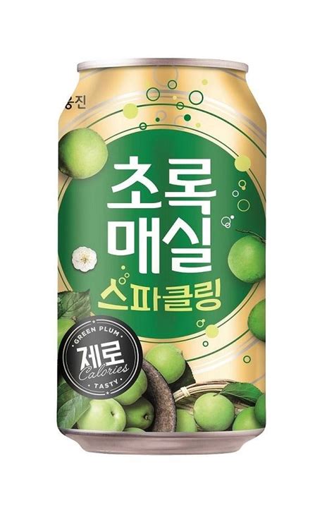 웅진식품 초록매실 스파클링 제로 캔 제품 출시 뉴스1