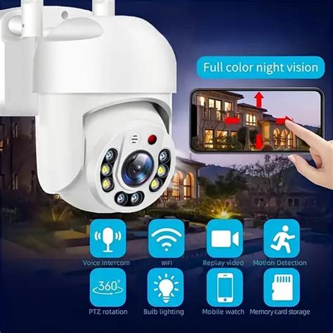 360 Degree Rotating Cctv Camera Sold On Temu United States