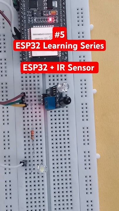 5 Interface Ir Sensor With Esp32 Shorts Ytshorts Shortvideo Youtube