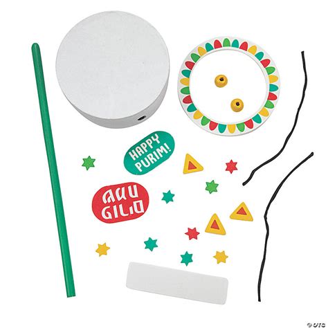 Purim Gragger Craft Kit Makes 12 Discontinued