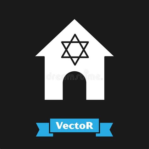 Black White Synagogue Building Stock Illustrations 351 Black White