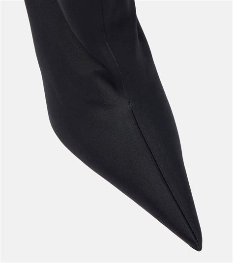 Knife Over The Knee Sock Boots In Black Balenciaga Mytheresa