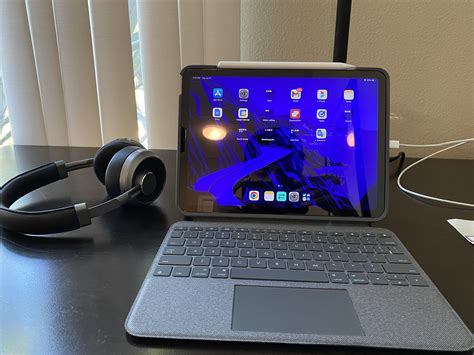 My New Logitech Folio Touch Case R Ipad