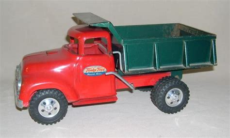 1957 Tonka Red And Green Dump Truck