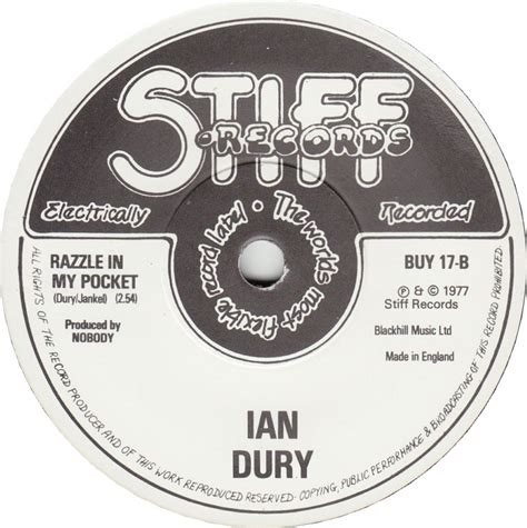 Spanish Bombs Ian Dury Sex And Drugs And Rock And Roll 7 1979 1977