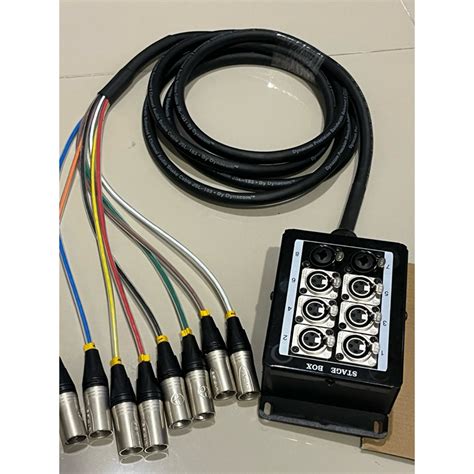 Stage Box 8ch Multi Core Cable Dynacoms Head Of The Full Set Of Lidge