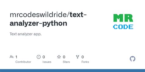 Github Mrcodeswildridetext Analyzer Python Text Analyzer App