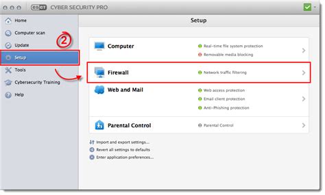 Kb3318 How Do I Disable The Firewall In Eset Cyber Security Pro