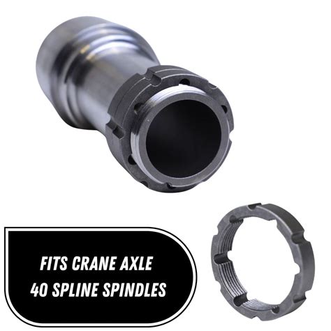 40 Spline Spindle Nut For Gm 14 Bolt Crane Axle