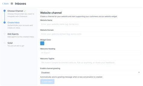 Website Live Chat Settings Explained User Guide Chatwoot