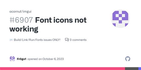 Font Icons Not Working Ocornut Imgui Discussion 6907 GitHub