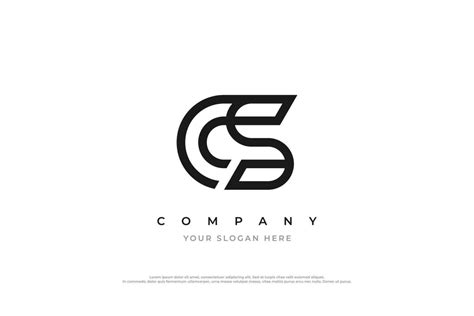 Initial Letter Cs Monogram Logo Design Vector 23785147 Vector Art At Vecteezy