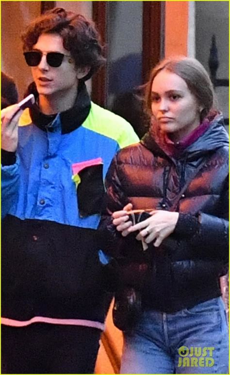 Timothee Chalamet And Lily Rose Depp Stroll Arm In Arm In Paris Photo