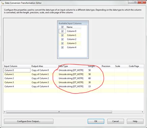 Importing Fixed Width File Into Database Using SSIS Package Just A