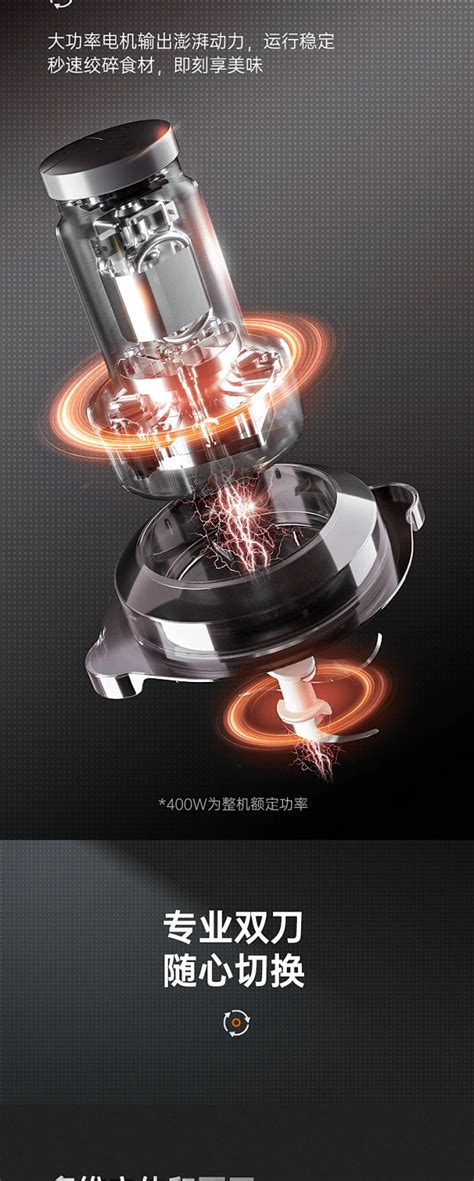 九阳绞肉机家用电动小型搅拌机打馅碎菜多功能和面机碎肉机la991 天猫 花瓣网