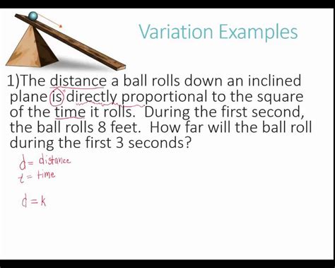 Direct Variation Examples