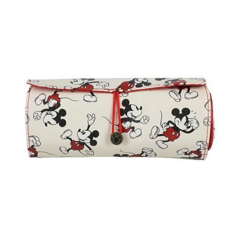Disney Mickey Mouse Roll Top Hanging Toiletry Makeup Bag