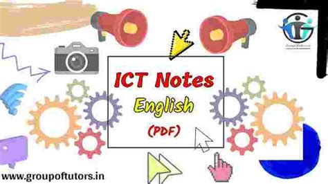 Ict Notes English And Ict File Pdf For Bed Group Of Tutors