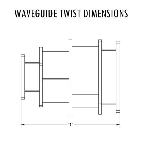 Wr340 R26 Waveguide Twist 5 Step Twist Rh On Microwave Techniques