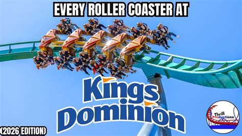 Every Roller Coaster At Kings Dominion 2026 Edition Youtube
