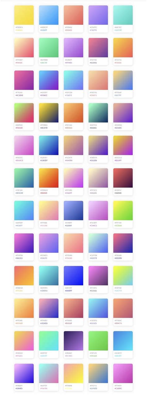 Pin On Css Gradient Color Design Color Design Inspiration Flat Color Palette
