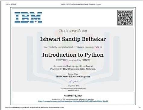 ishwari belhekar on linkedin ibm ibmce python
