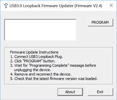 USB Reliability Benchmarking Software PassMark USB Firmware Updater