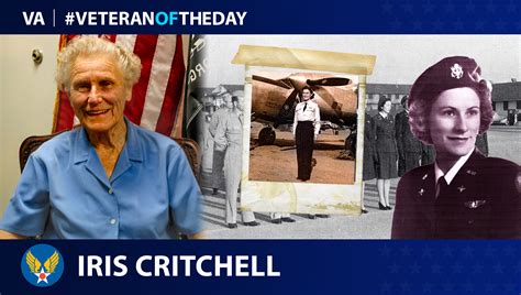 Veteranoftheday Army Air Forces Veteran Iris Cummings Critchell Va News