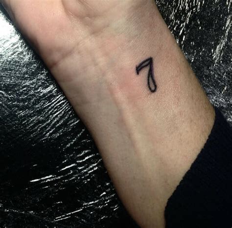 15 Magnificent Number 7 Tattoo Designs Psycho Tats