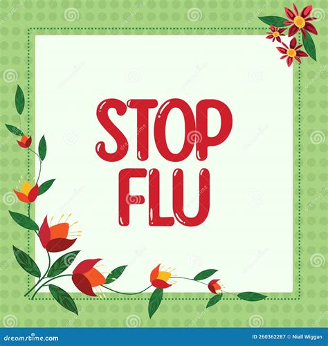 Text Caption Presenting Stop Flu Business Idea A Process Of Inputting And Storing Data