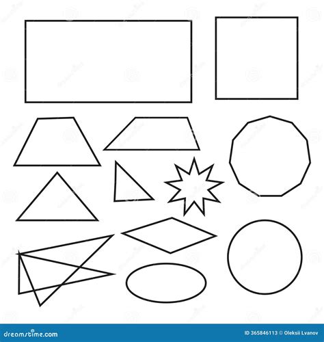 Basic Line Flowchart Symbol With Meanings To Create The Flowchart Vector Illustration