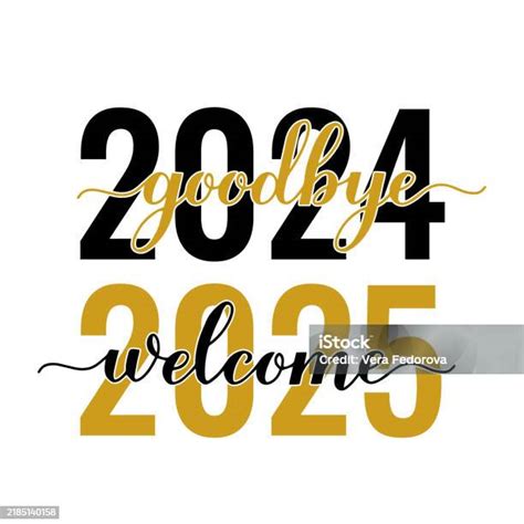 안녕 2024 환영 2025 붓으로 손으로 쓴 글씨 새해를 위한 서예 글자는 흰색에 고립되어 있습니다 휴일 타이포그래피 포스터 배너 기호 인사말 카드 초대장 등에 대한 벡터