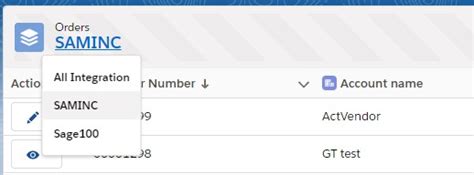 Gumu™ Features Add On For Promoting Salesforce Orders As A Purchase Order To Sage 100 Using