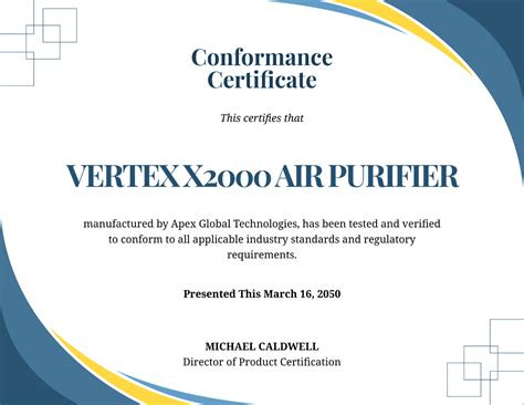 Free Printable Conformance Certificate Templates To Customize Online