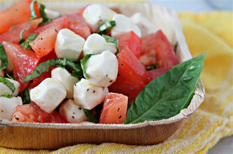 Tomato Basil Mozzarella Salad Cooking With Books