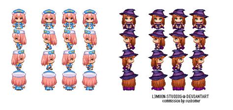 Rpgmaker Sprites By L3moon Studios On Deviantart