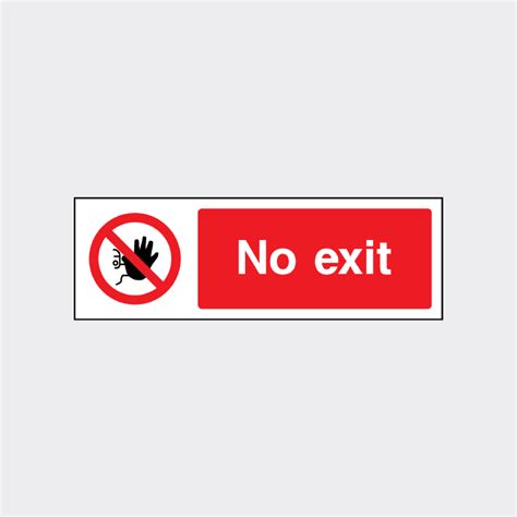 No Exit Sign Landscape