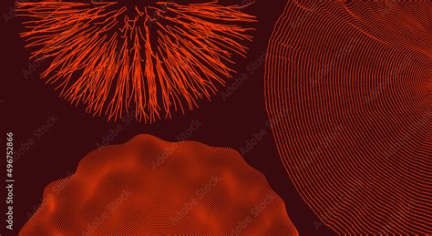 Abstract Background With Dynamic Particles Circular Grid Pattern 3d Abstract Sphere Array